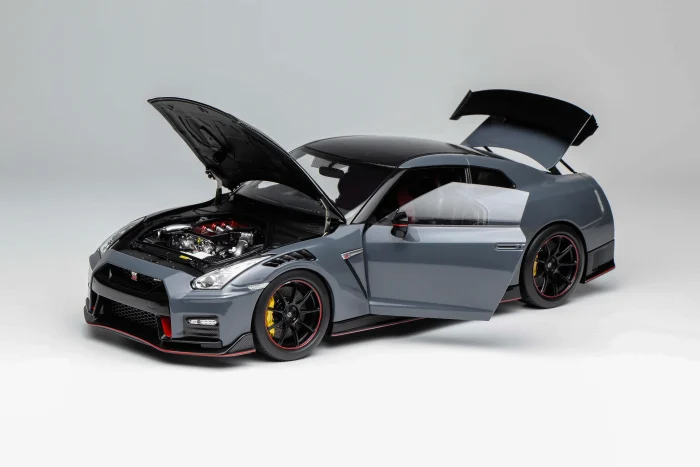 MH 1:18 Nissan GT-R NISMO (R35) Special Edition 2022 NISMO Stealth Gray ...