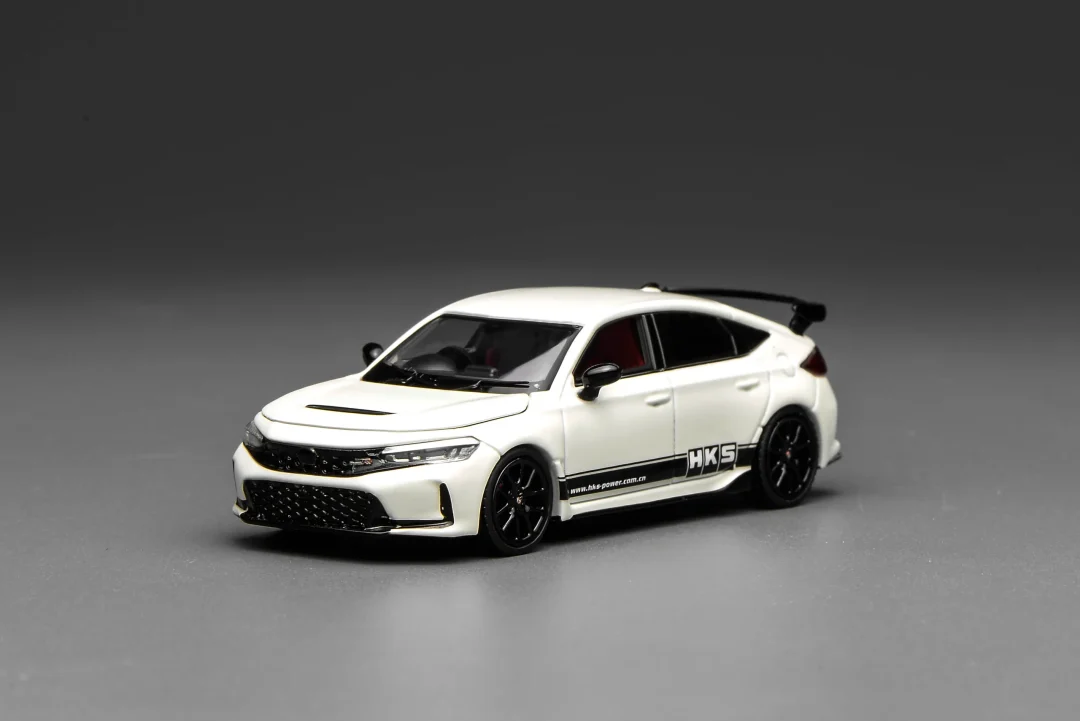 MH 1:64 Honda Civic TYPE R (FL5) HKS Livery Championship White